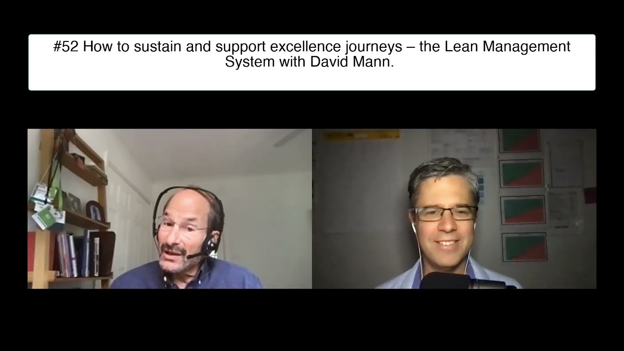 #52 Sustain and support excellence journeys – the Lean Management System with David Mann, Part 1 ...