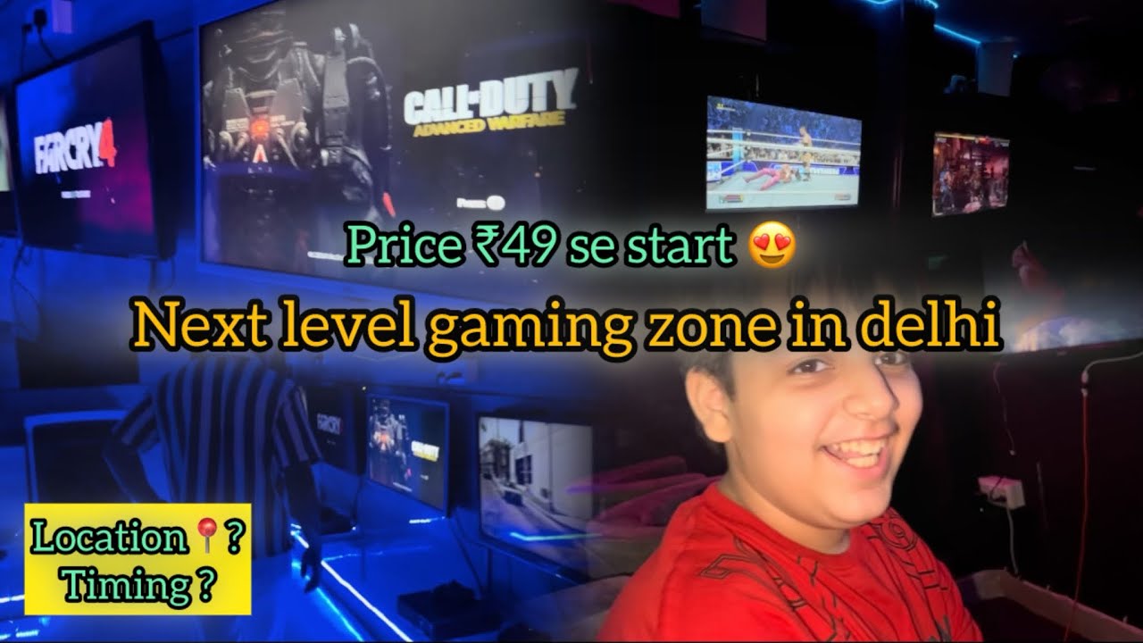 Affordable Gaming zone in Delhi 🎮🔥| Next level gaming zone | ps5 😍 Xbox ...