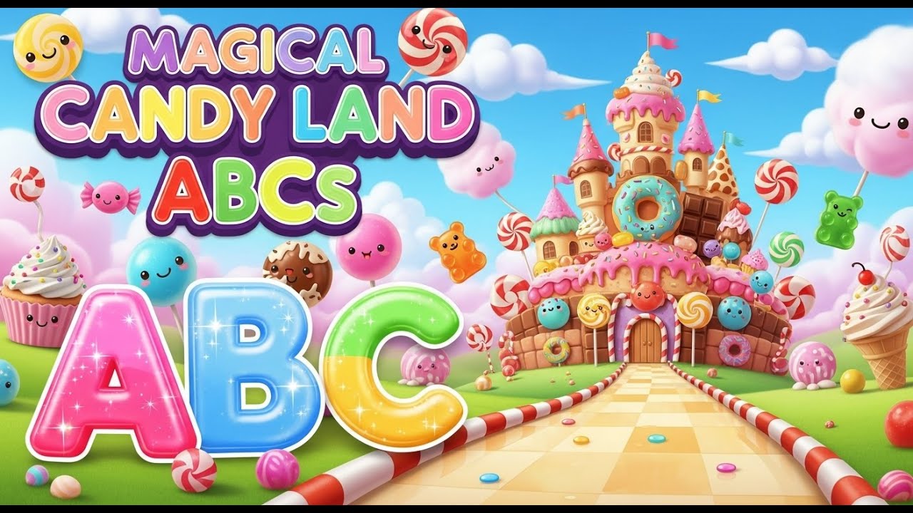 Magical Candy Land ABCs | Candy Letters A–Z | Fun Phonics for Kids ...