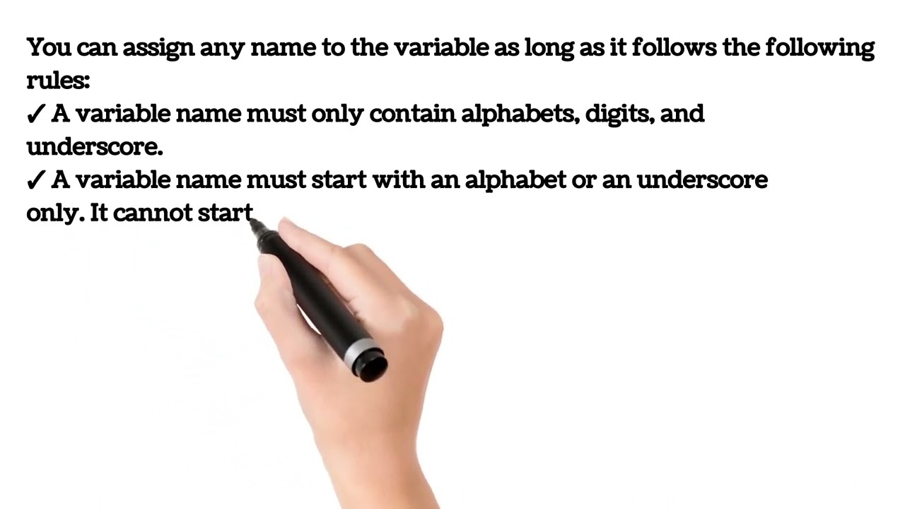 Rules For Naming Variables In C YouTube Rules For Naming Variables In C YouTube