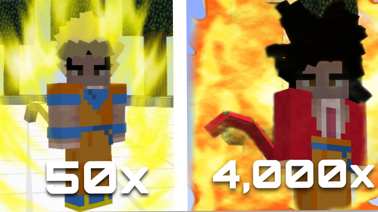 REAL Super Saiyan Multipliers in Minecraft Dragon Block C (Saiyan ...