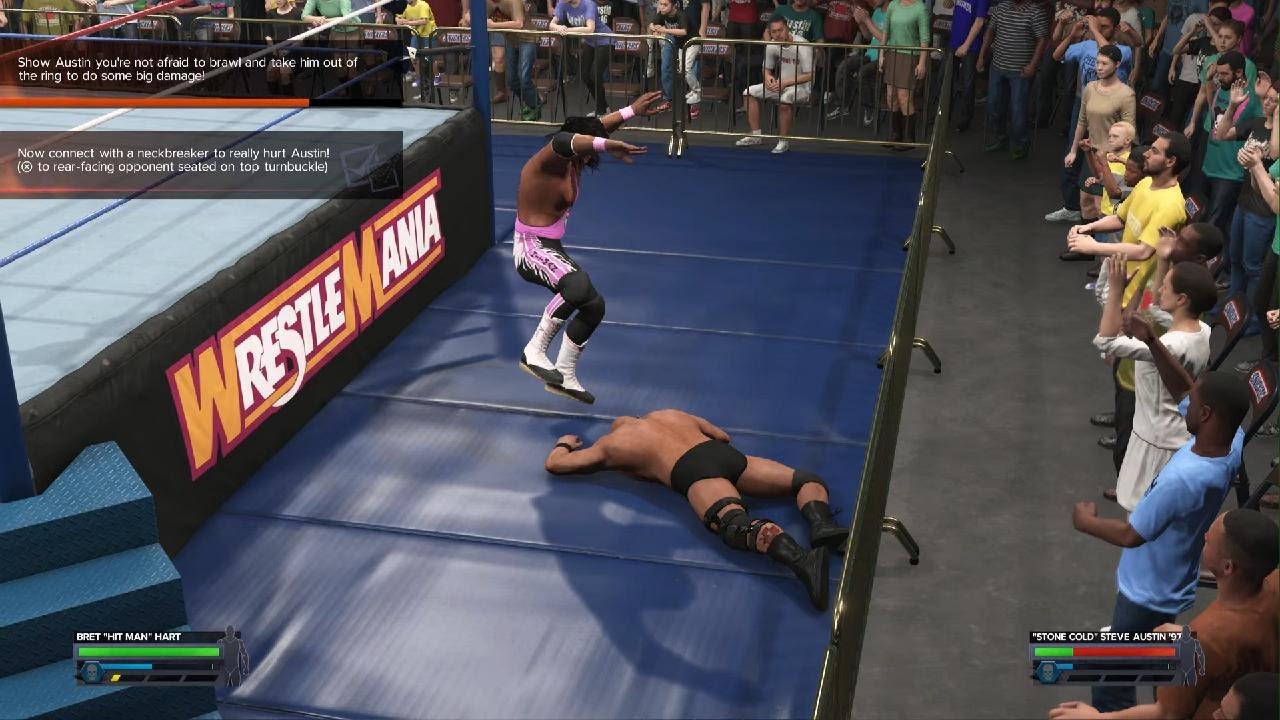 WWE 2K24: 2K Showcase: WM 13: Bret "Hit Man" Hart vs "Stone Cold" Steve ...