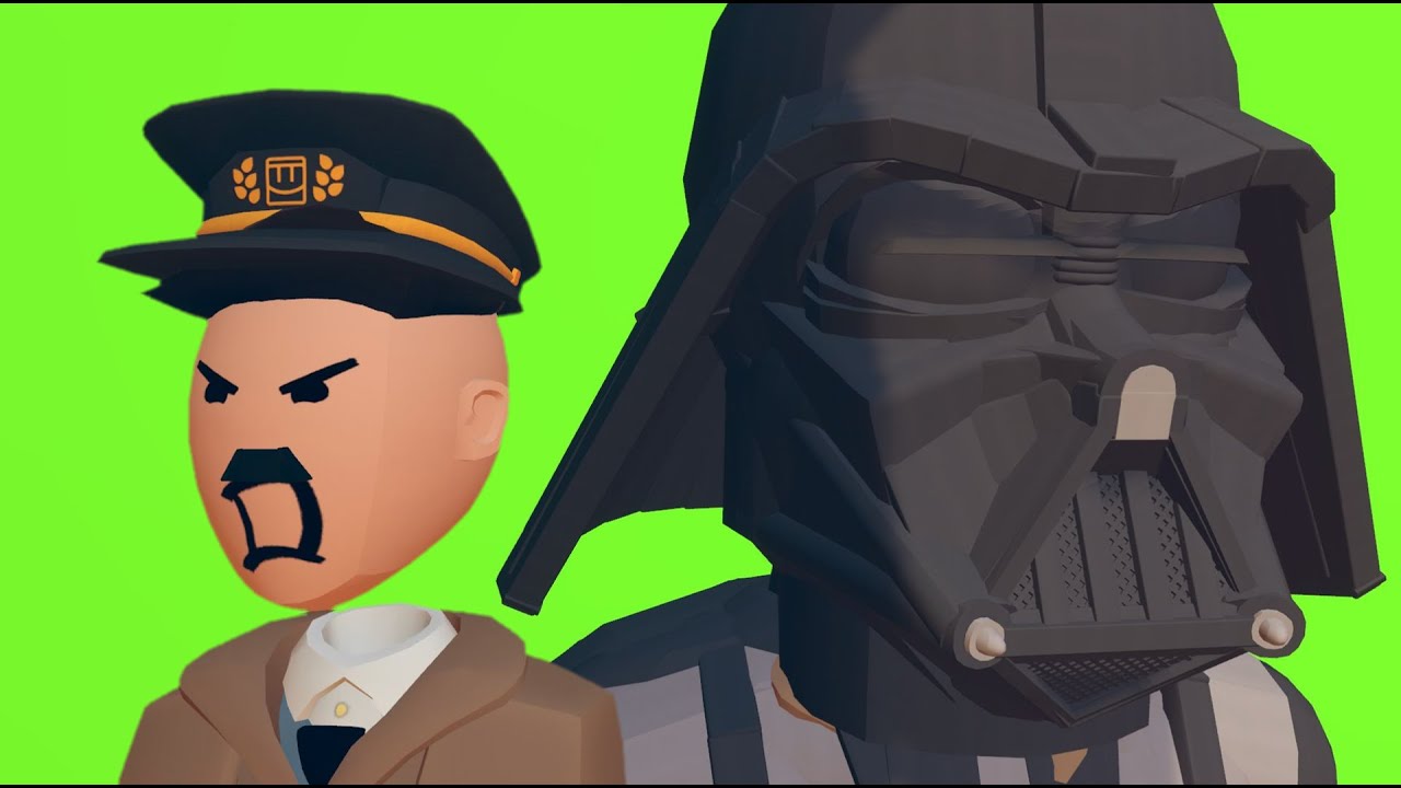 Darth Vader vs Hitler. Epic Rap Battles of History But In Rec Room ...