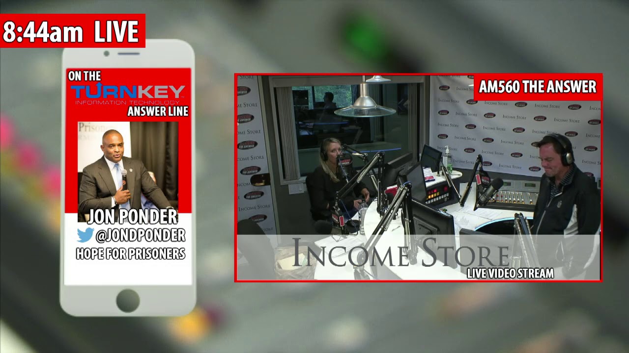 Hope for Prisoners Jon Ponder talks prison reform with Dan and Amy ...