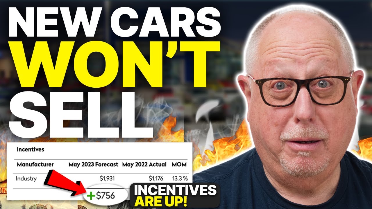 Car Dealers CAN'T SELL NEW CARS | Incentives Increase 233% - YouTube
