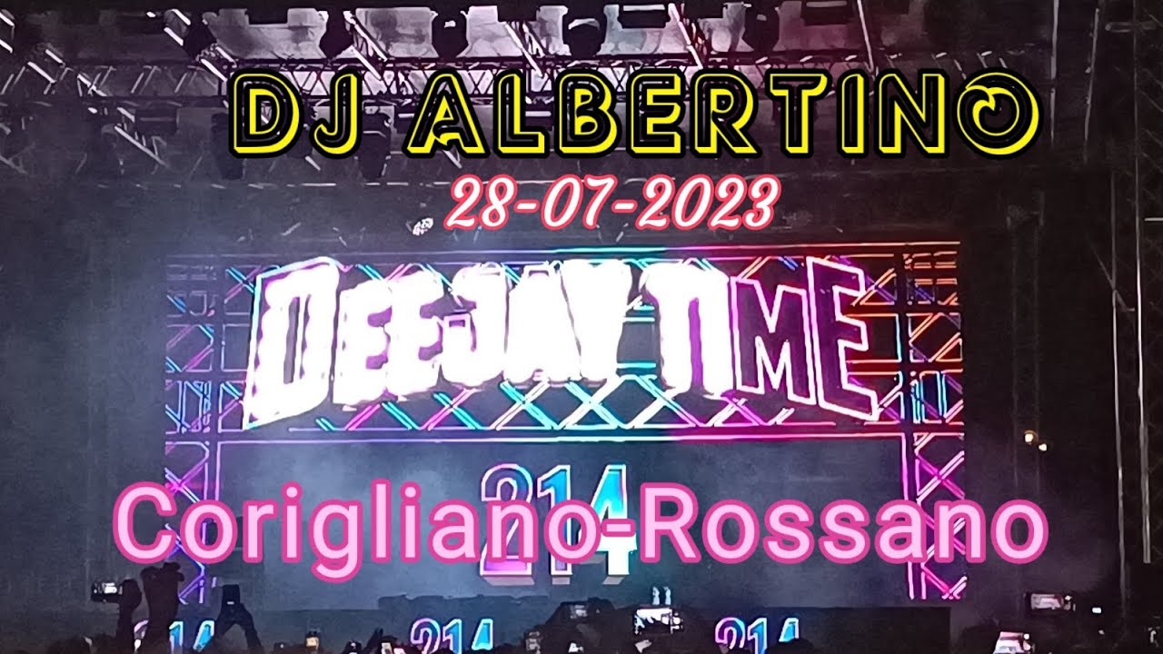1) Dj Albertino live Deejay Time sul lido Sant'Angelo di Rossano ...