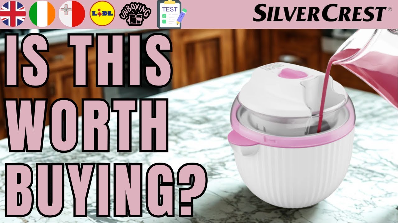 ICE CREAM MAKER SilverCrest SECM 12 D1 UK ENGLISH IRISH MALTESE IL ...