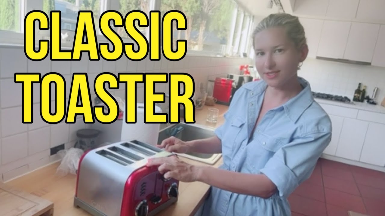 Cuisinart CPT-180MRP1 Metal Classic 4-Slice Toaster, Metallic Red - YouTube