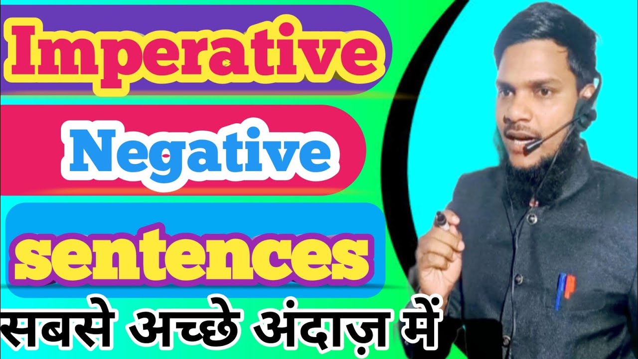 Imperative: negative sentence - YouTube