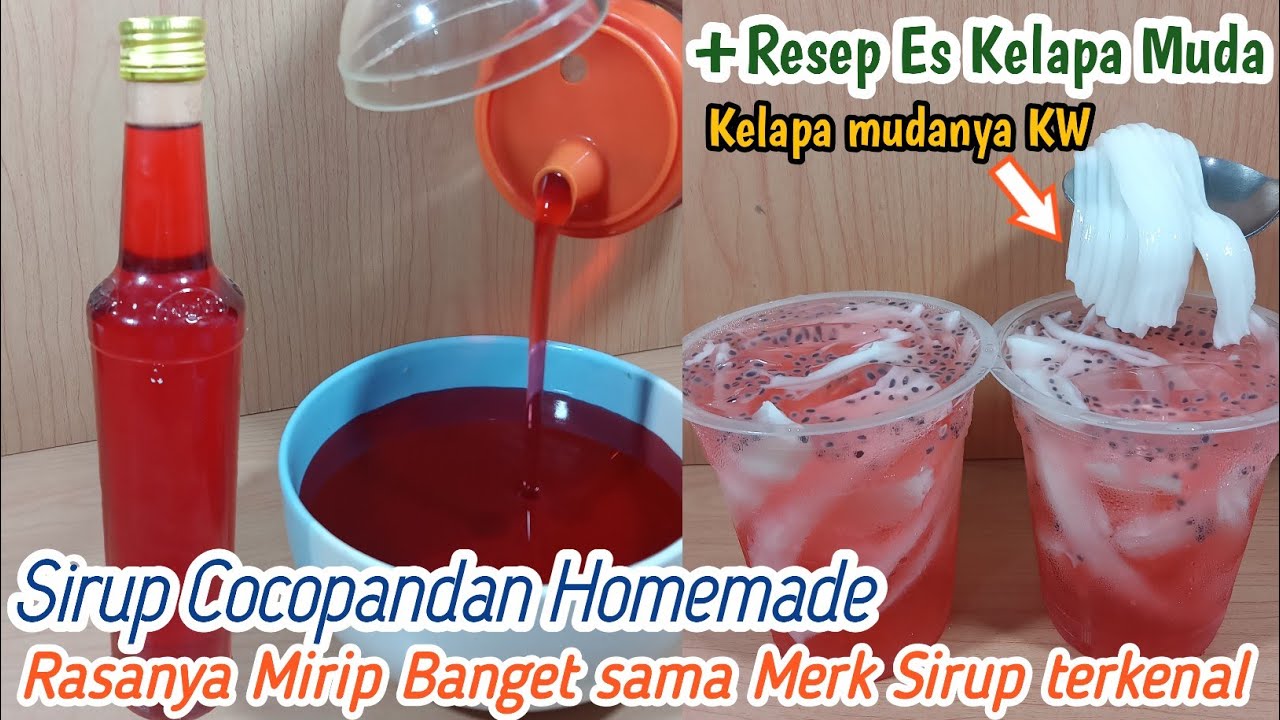 Sirup Cocopandan Homemade Manis Segar Alami Cocok untuk Buka Puasa ...