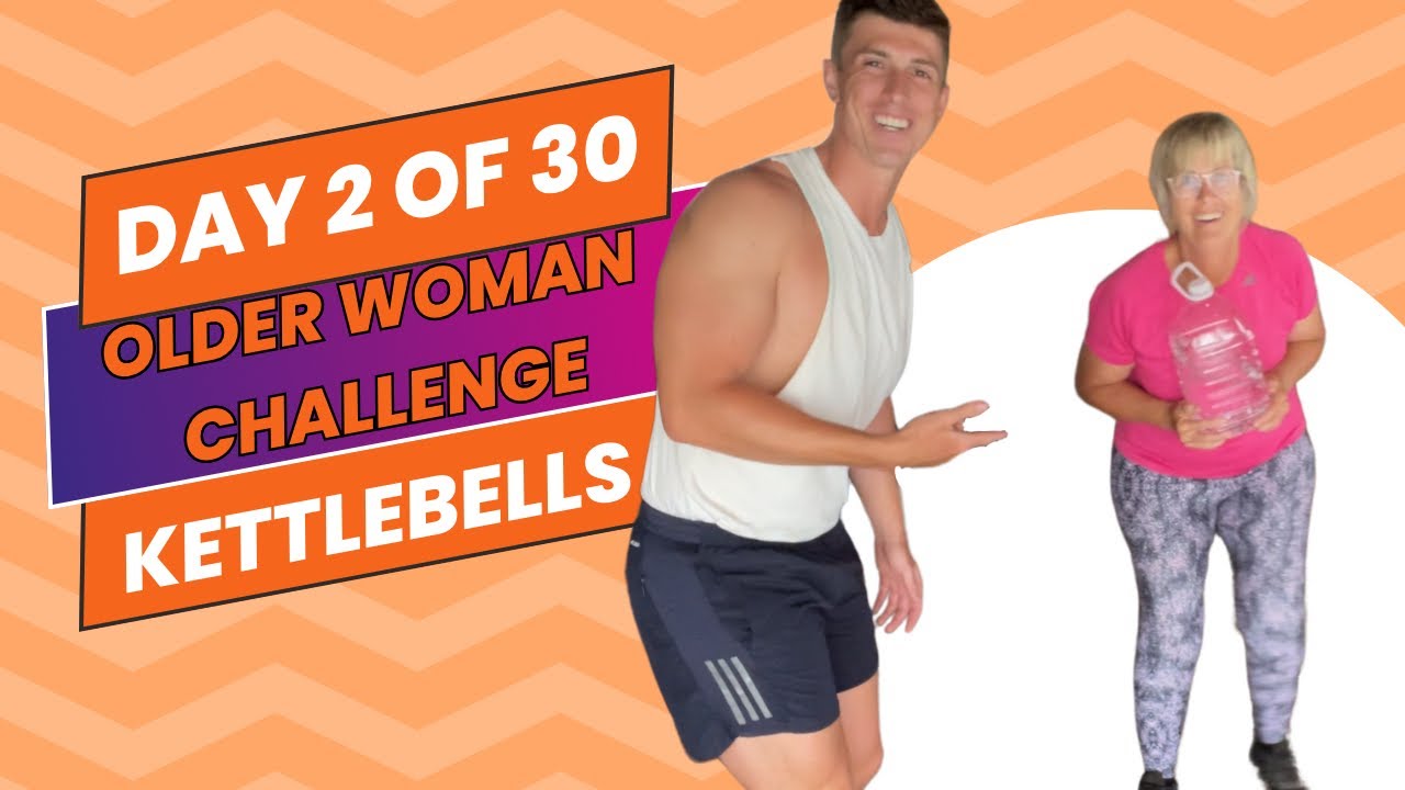 Day 2 of 30 | Improve your Balance | Older Woman Kettlebell Challenge ...