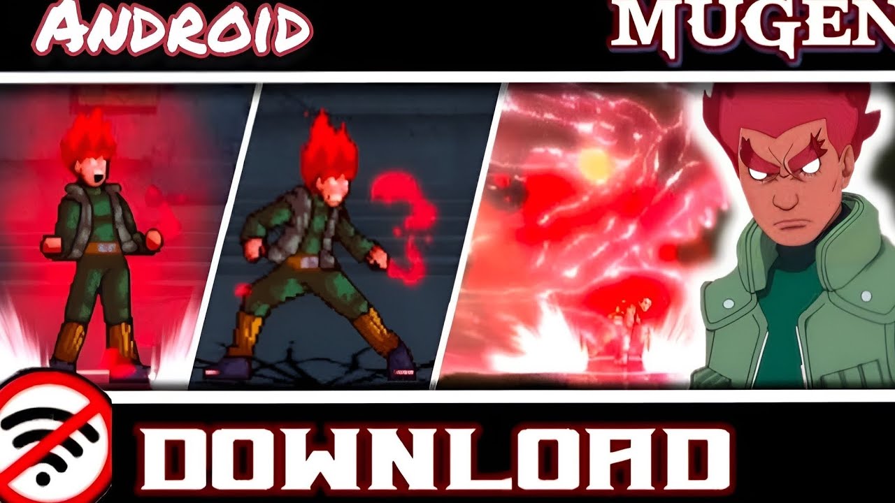 might guy all forms and Transformation ultimate hd mugen android - YouTube