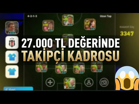 27.000 TL DEĞERİNDE TAKİPÇİMİZİN KADROSU | EFOOTBALL 2026 MOBİLE