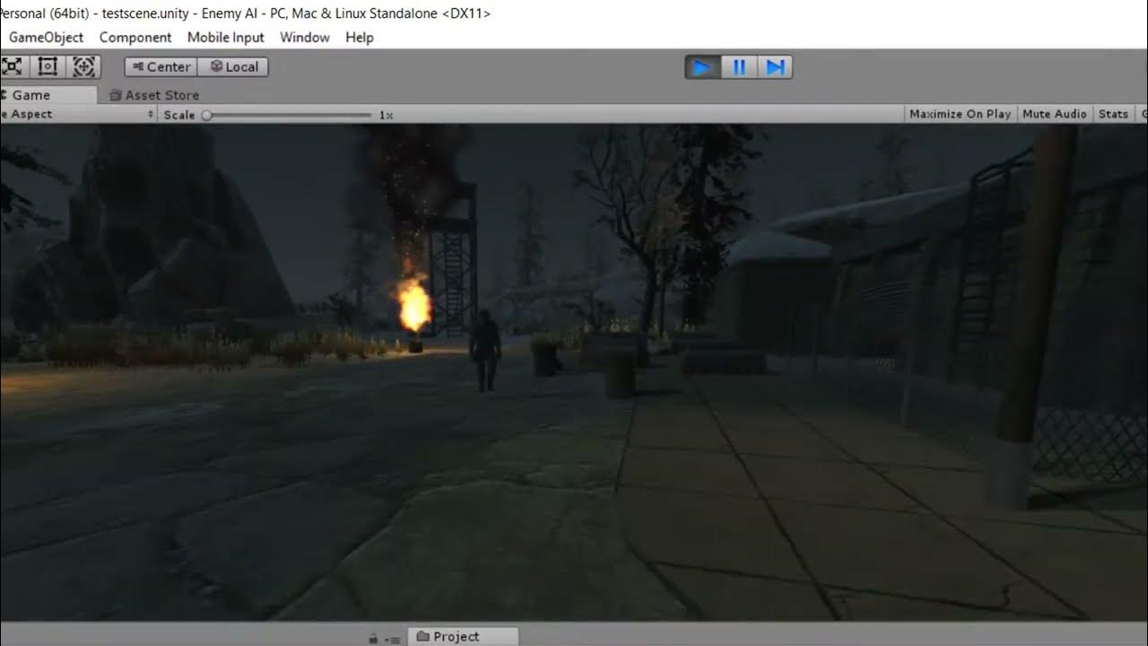 #1 Unity 3D Simple Enemy Follow AI Script for NavMeshAgent Getting Started for Enemy AI or ...