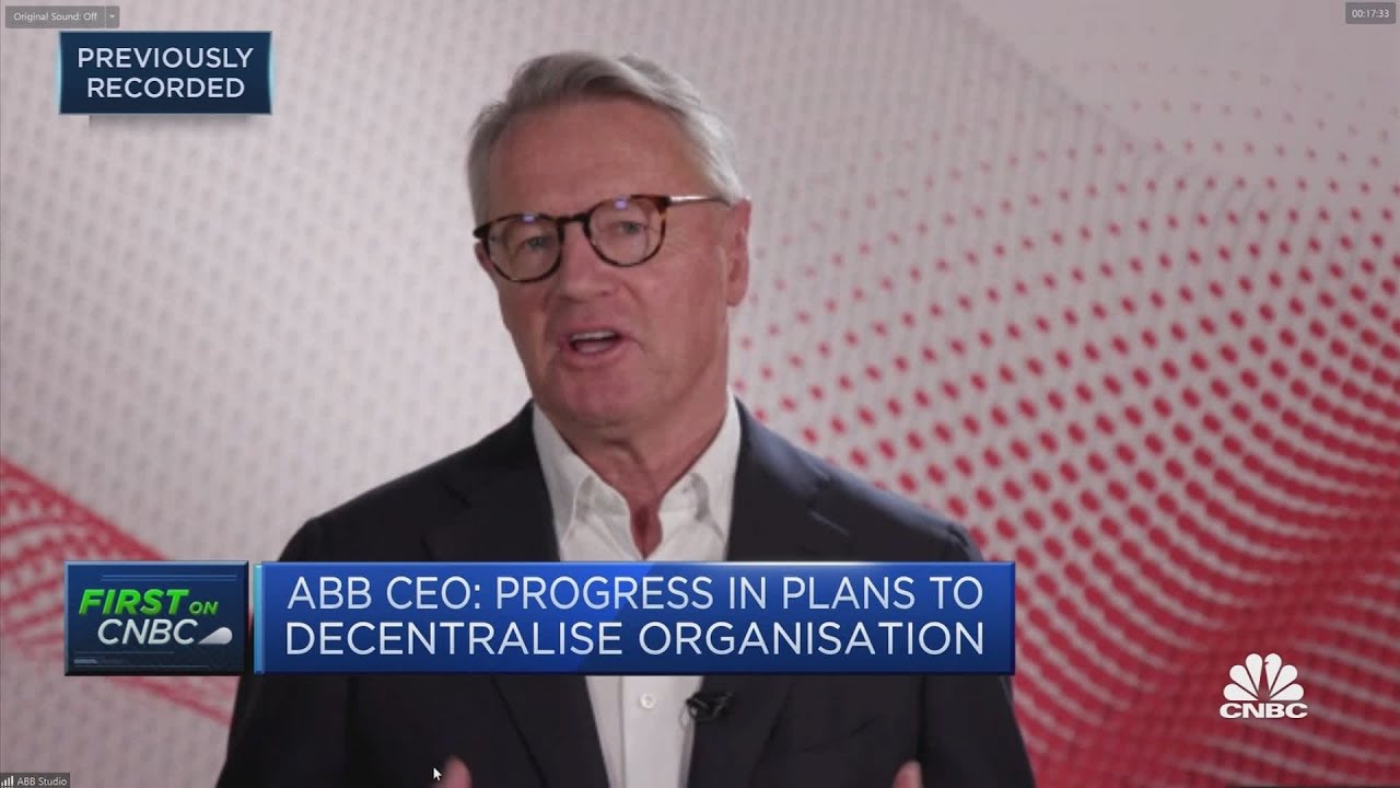ABB CEO: Business performance not affected by Omicron variant - YouTube
