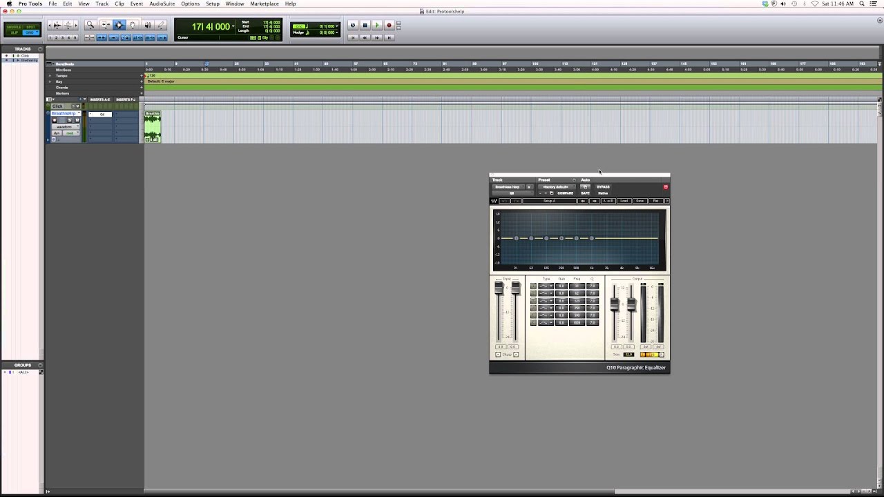 70 How To Open The Q6 Equalizer In Protools Waves - YouTube