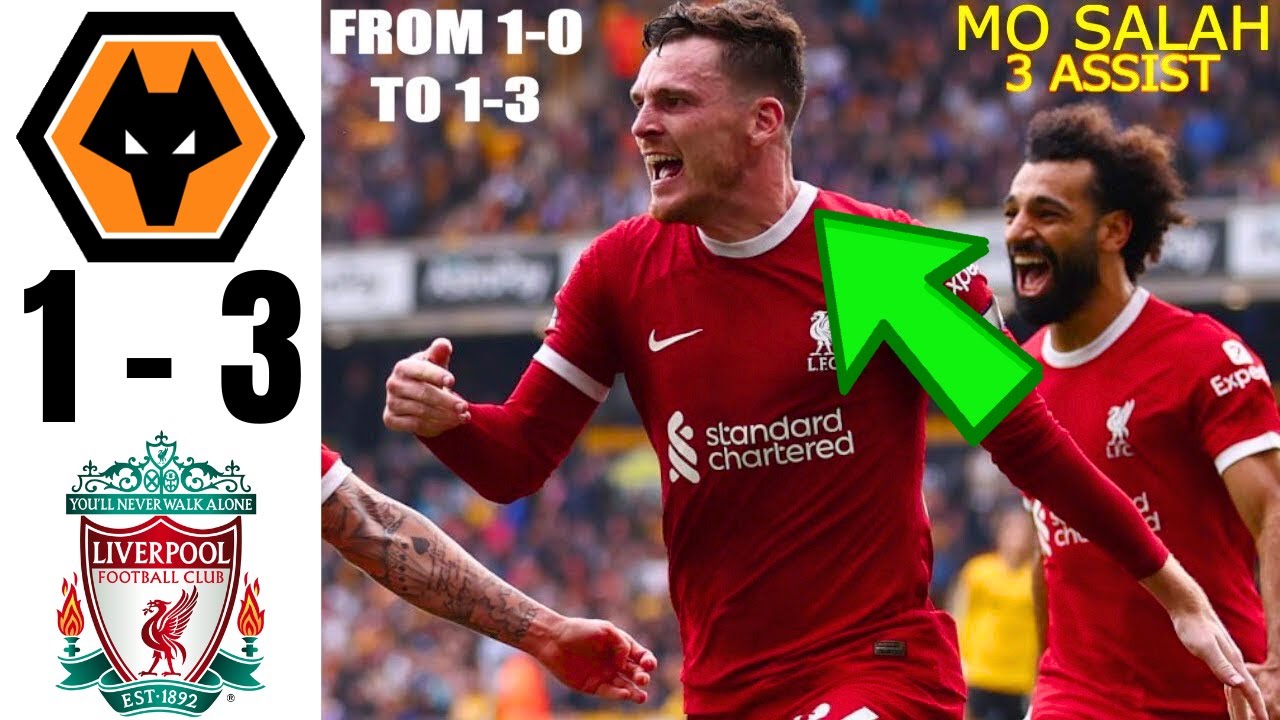 Wolves vs Liverpool 1-3 - All Goals and Highlights - 2023 🔥 COMEBACK ...