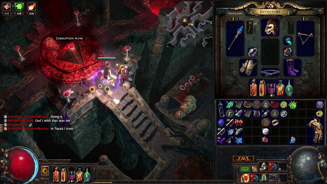 Path of Exile - Synthesis - 6 LINK double corrupt! 3.6 - YouTube