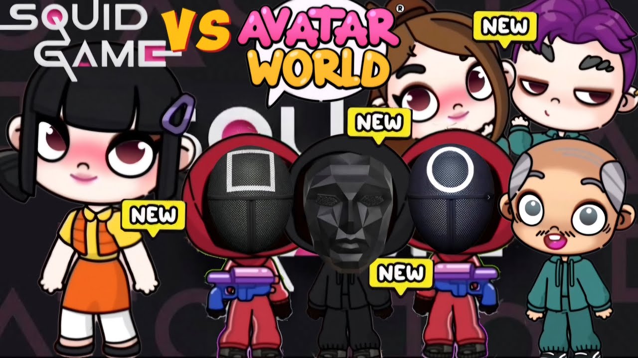 HOW TO MAKE SQUID GAME CHARACTERS IN AVATAR WORLD / PAZU - YouTube