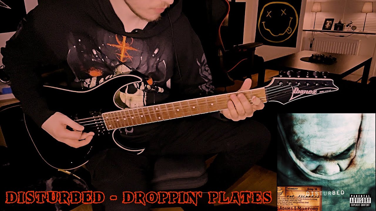 Disturbed - Droppin' Plates (Guitar Cover) (Viktor Månsson) - YouTube