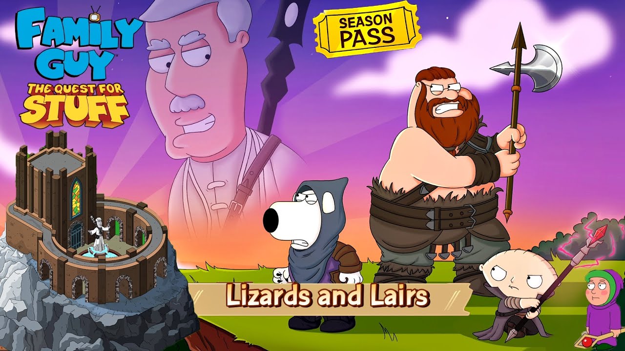 Family Guy: The Quest For Stuff - Lizards and Lairs Event - Week 1 May ...