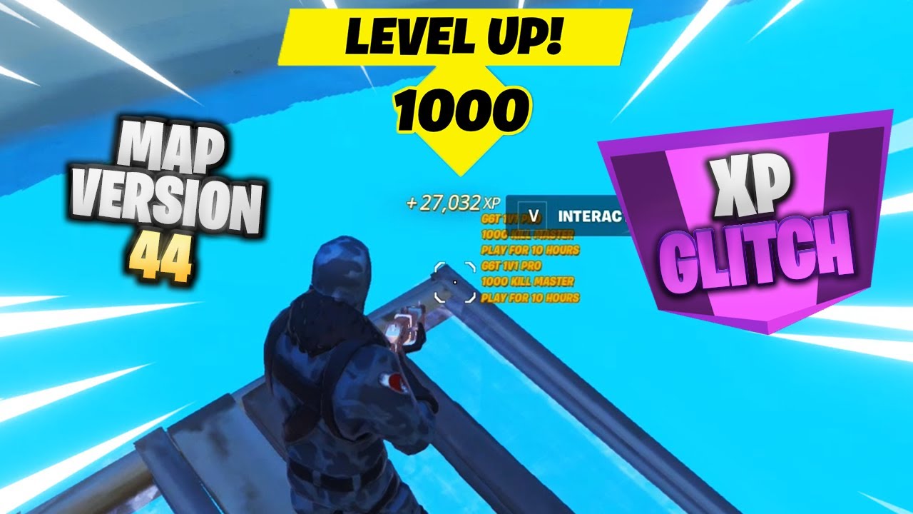 NEW INTERACT XP GLITCH MAP AFTER PATCH ( VERSION 44) - 100K XP GAIN PART 2 - YouTube