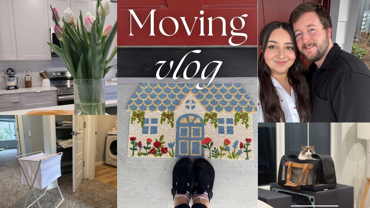 Moving Vlog! House Tour, New Home Shopping, Moving out - YouTube