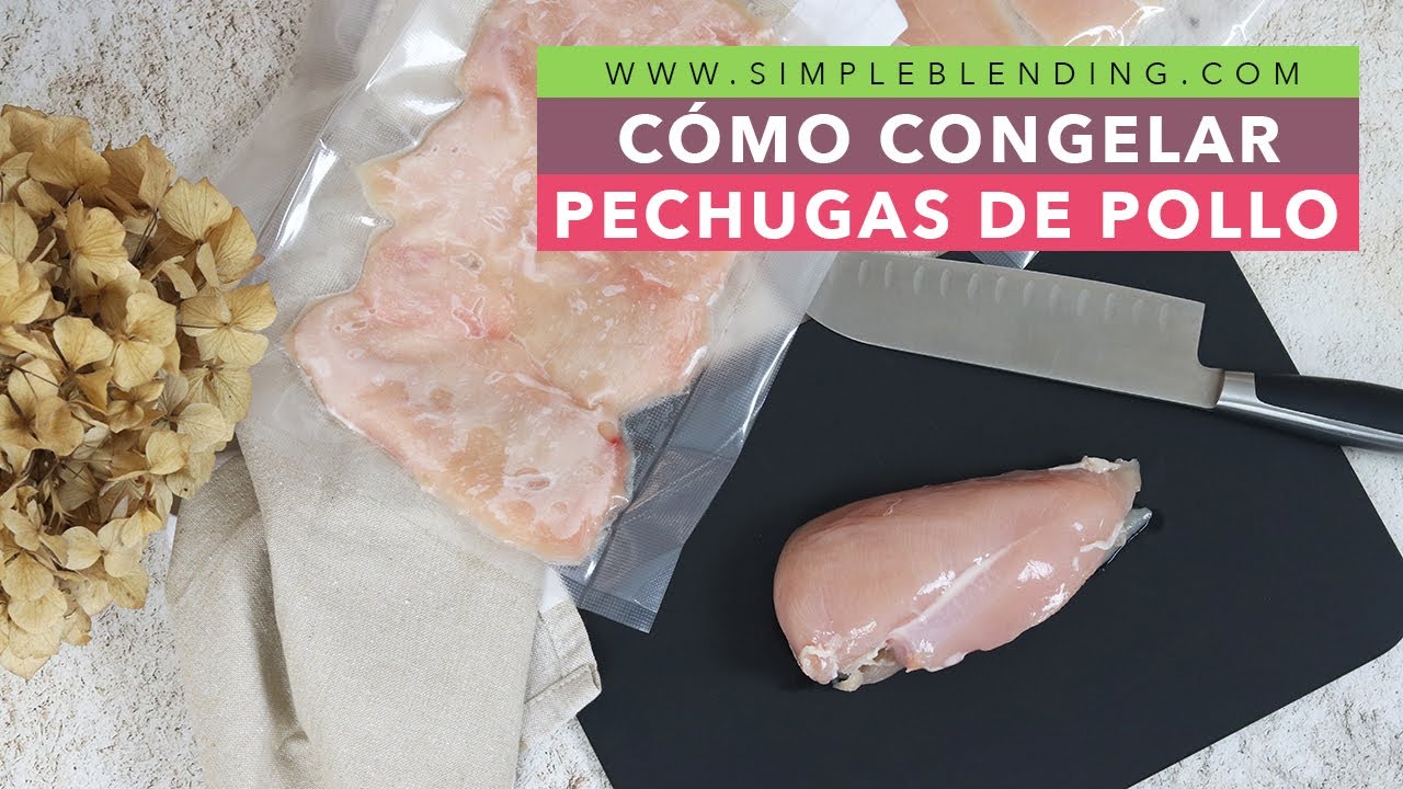 CONGELAR PECHUGAS DE POLLO AL VACÍO | Congelación al vacío | Vac6000 ...