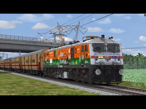 BRC JOY E BIKE LIVERY WAP7 SKIPPING STATION AT A HIGH SPEED. - YouTube