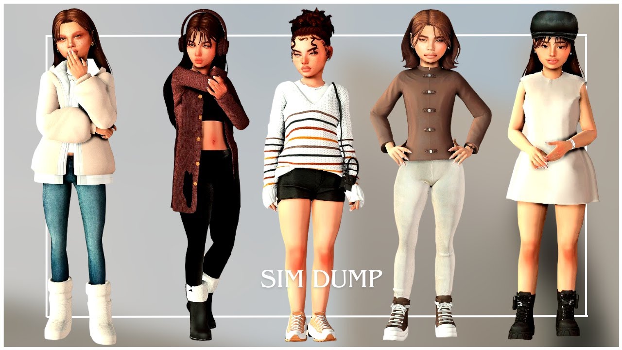 🪶PRETEEN SIM DUMP | CC FOLDER + SIM DOWNLOAD || SIMS 4 - YouTube