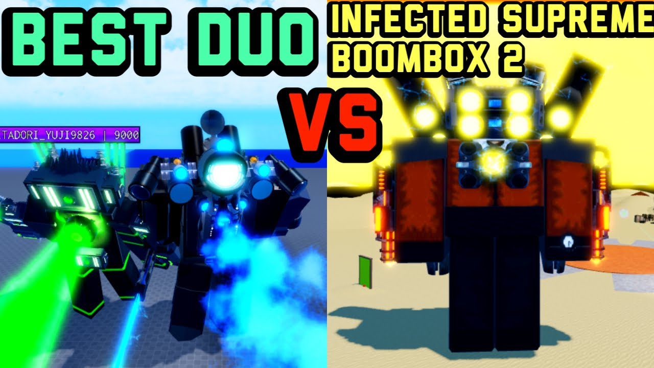Best duo vs five of each boss in super box siege defense Roblox - YouTube