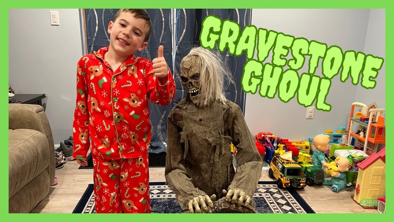🎃Spirit Halloween - Gravestone Ghoul Unboxing/Setup👻 - YouTube