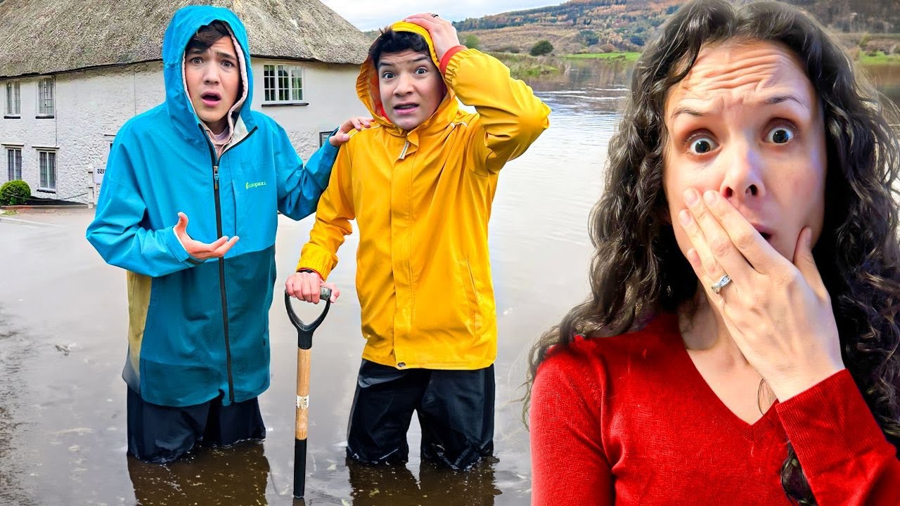 Our BIGGEST FLOOD! trapped in our house - YouTube