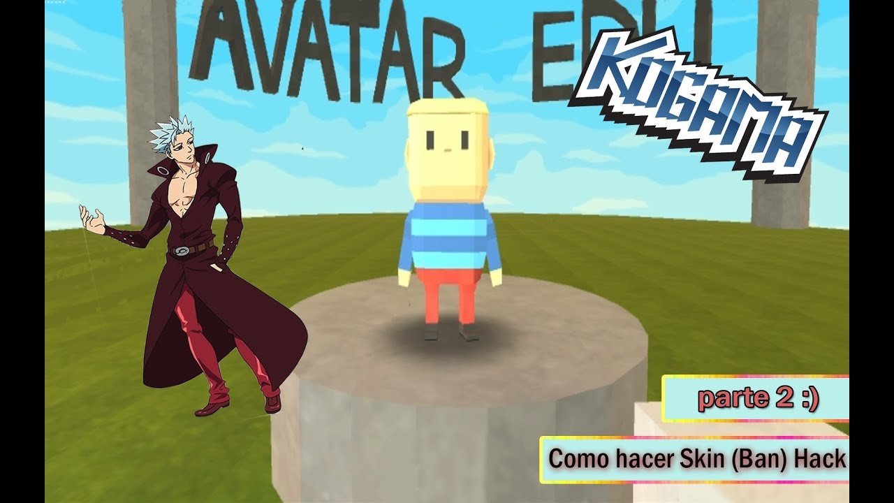 Como hacer Skin BaN Kogama hack Parte 2 - YouTube