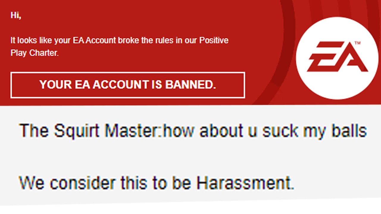 EA PERMANENTLY BANNED MY APEX - YouTube