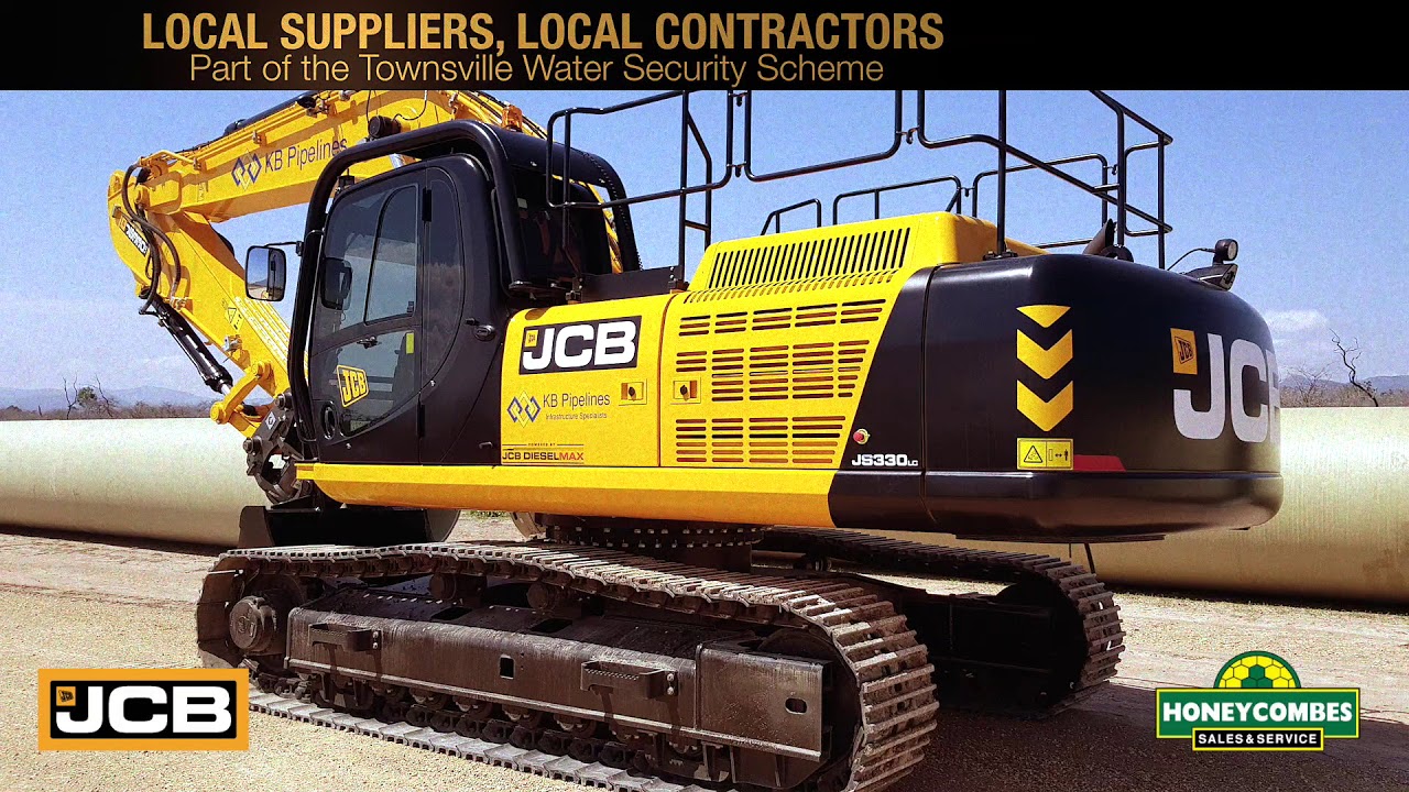 JCB JS330LC to KB Pipelines - YouTube