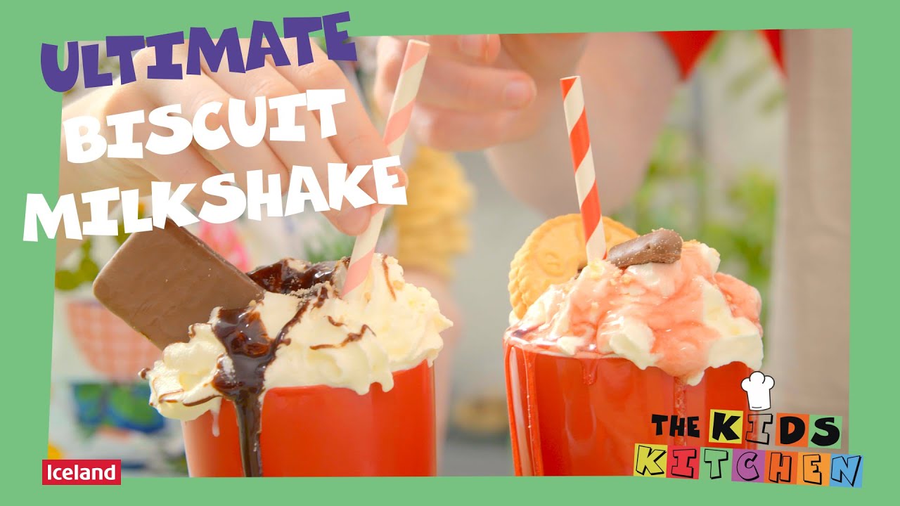 Ultimate Biscuit Milkshake : The Kids Kitchen | Iceland Foods - YouTube
