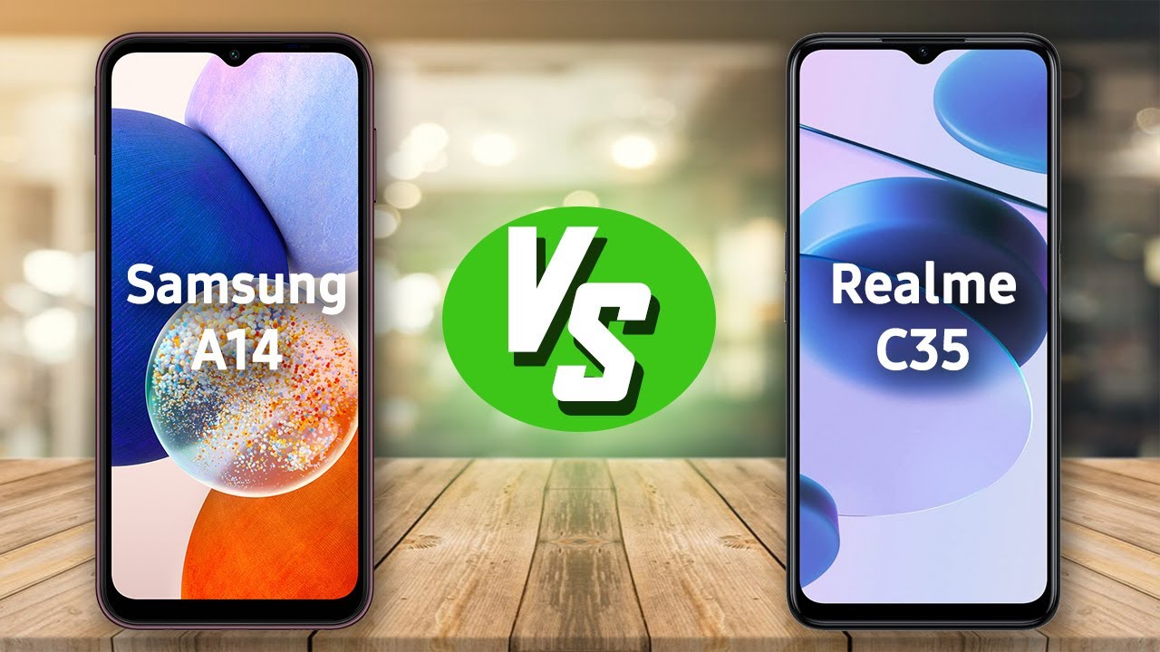 Samsung A14 vs Realme C35 - أحسن موبايل بـ 5000 جنيه 🔥 - YouTube