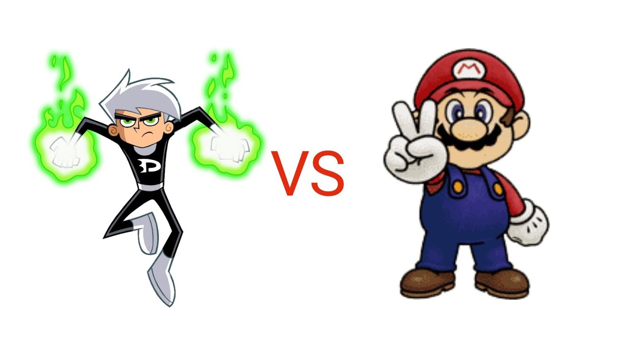 mugen danny phantom vs mario - YouTube