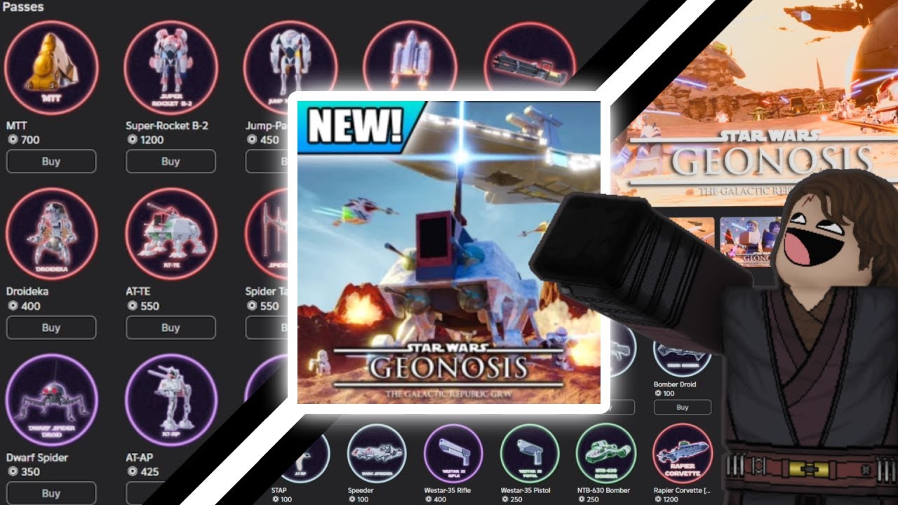 Every Game Pass In Roblox Battle On Geonosis Should You Purchase or ...