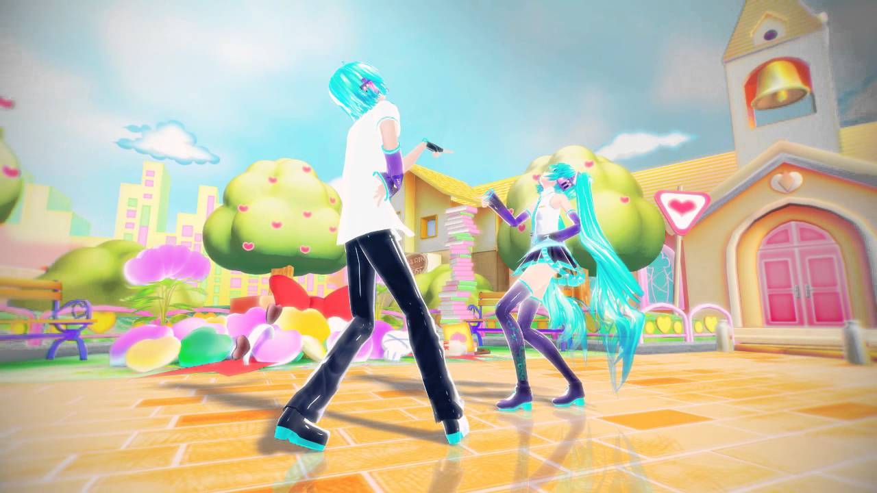 MMD【MIKU, MIKUO】Drop Pop Candy【初音ミク, 初音ミクオ】Motion DL - YouTube