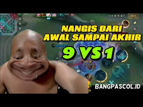 9 VS 1 BANG PASCOL DI SIKSA TIM SAMPAI AKHIR