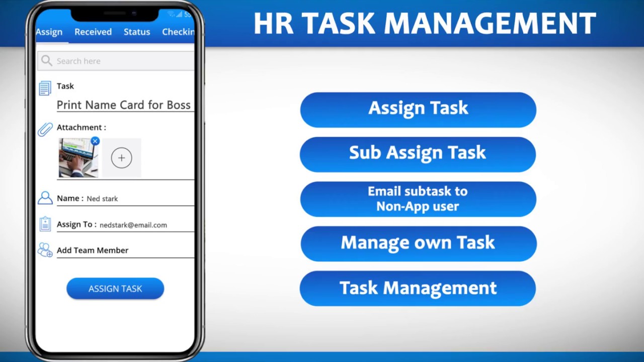 Hr Task Project Team Sub Task Management - YouTube