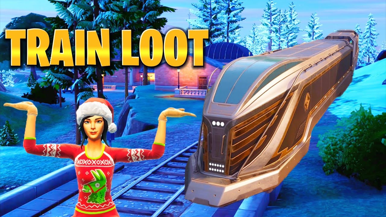 Train Loot ONLY Challenge In Fortnite Chapter 5! - YouTube