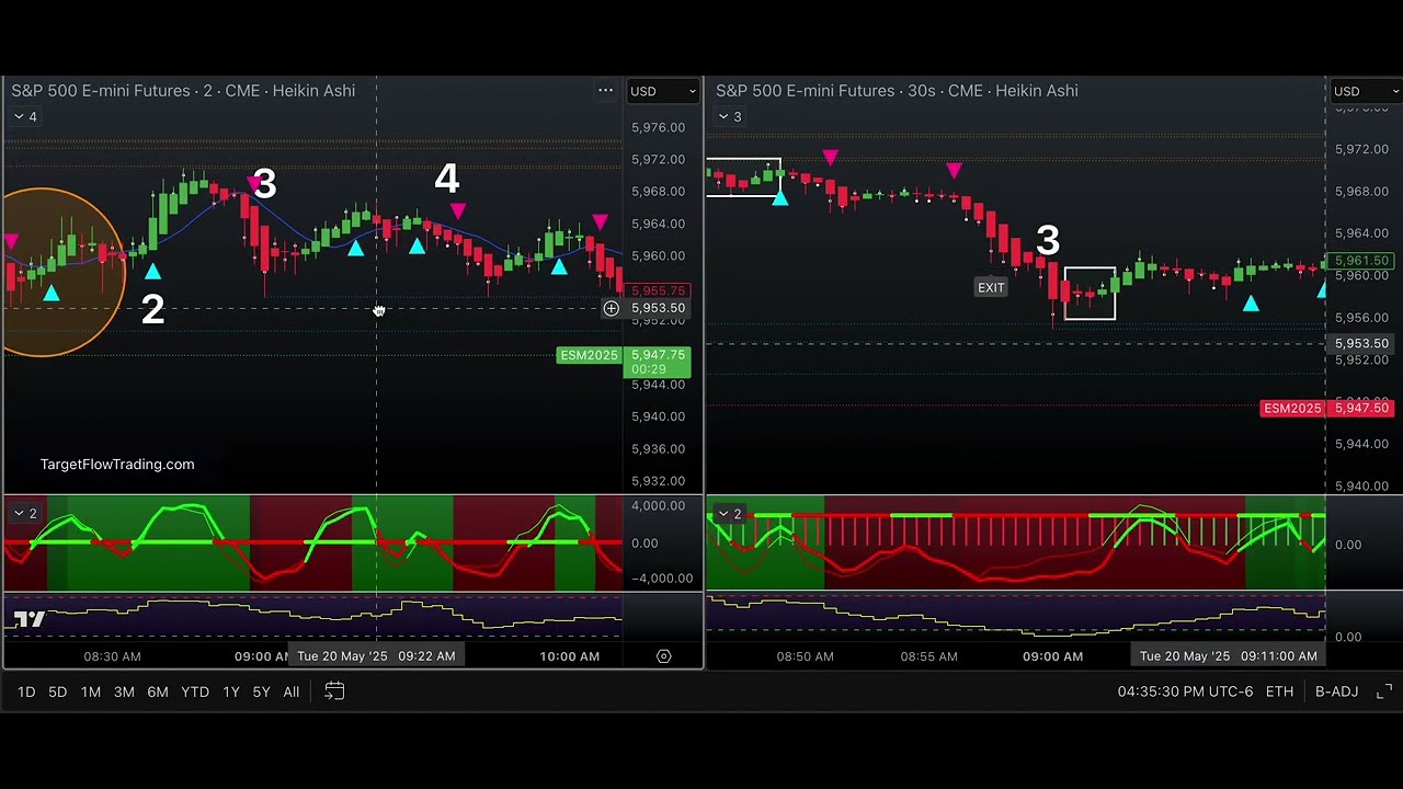 Futures Trading the Target Flow Trading System. - YouTube
