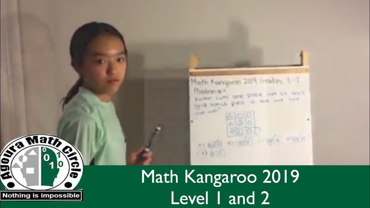 Math Kangaroo 2019 Level 1 and 2 Presented by Angela Yang - YouTube