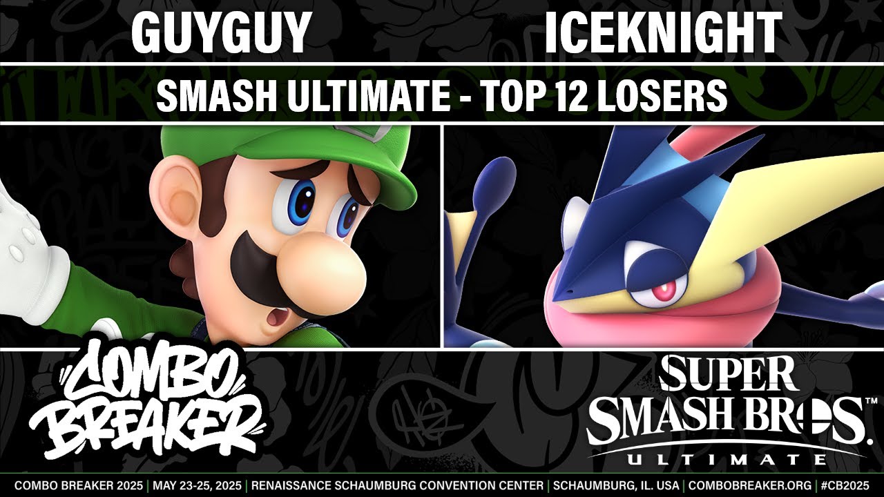COMBO BREAKER 2025 TOP 12 LOSERS - GuyGuy (Luigi) vs IceKnight ...