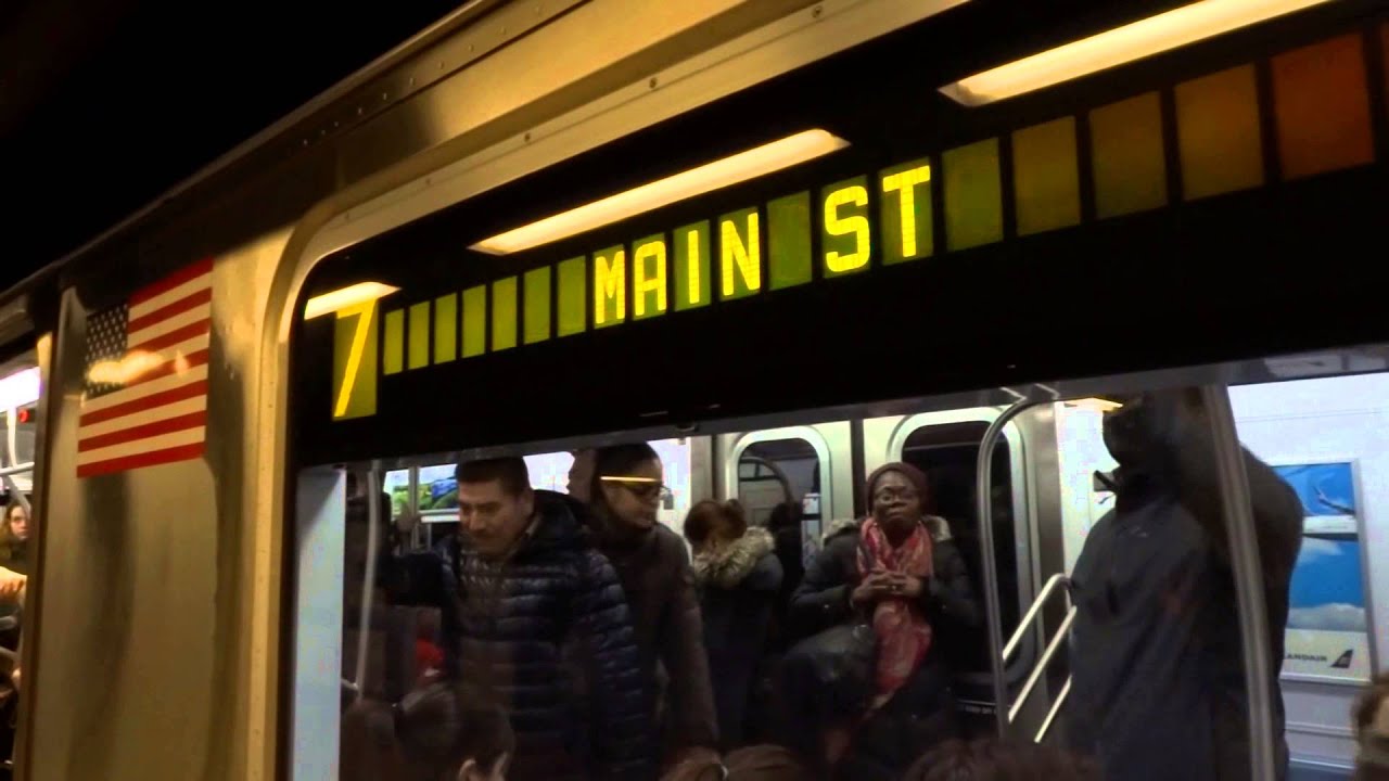 IRT Flushing Local & Express: Flushing-Main St & Manhattan bound 7 ...