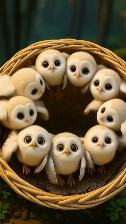 “The baby owls dance together happily.” - YouTube