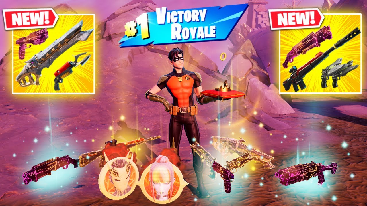 ROBIN vs NEW 3 MEDALLIONS & WEAPONS MYTHIC’S CHALLENGE NEW! (FORTNITE ...